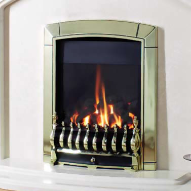 Flavel Caress Plus Open Fronted HE Slide Control Gas fire
