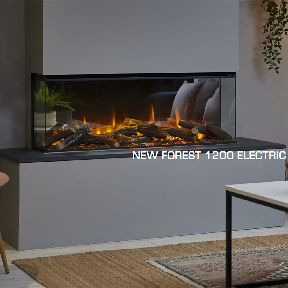 British Fires New Forest 1200 Electric Fire